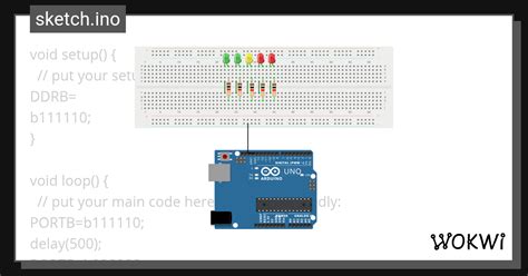 Pisca Pisca Wokwi Esp32 Stm32 Arduino Simulator