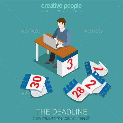 Deadlines Graphics Designs And Templates Graphicriver