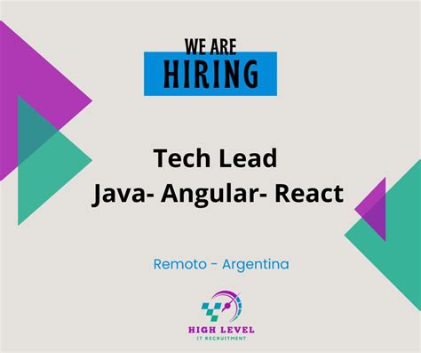 tl angular react reactnative high level it recruitment