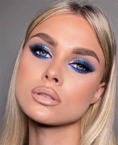 Blue Eyeshadow Looks For Prom Smokey Bridal Makeup Blue Eyes