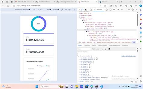 React Js Chart Integration Devpost