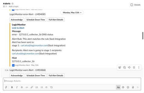 Logicmonitor V 141 Slack Integration V2 Netflow Nbar2 R Logicmonitor