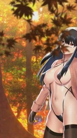 Yor Forger Briar Sex In The Open To Enjoy The Falling Leaves Consome