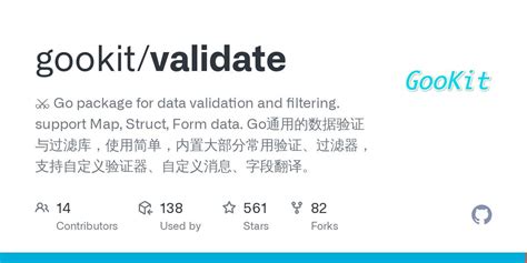 github gookit validate ⚔ go package for data validation and
