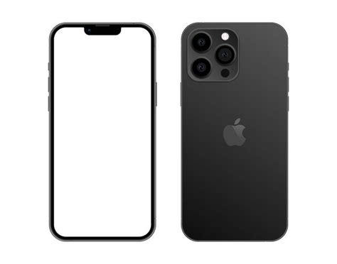 Iphone 13 Pro Pro Max Mock Up Screen Iphone Mockup In Black Color By