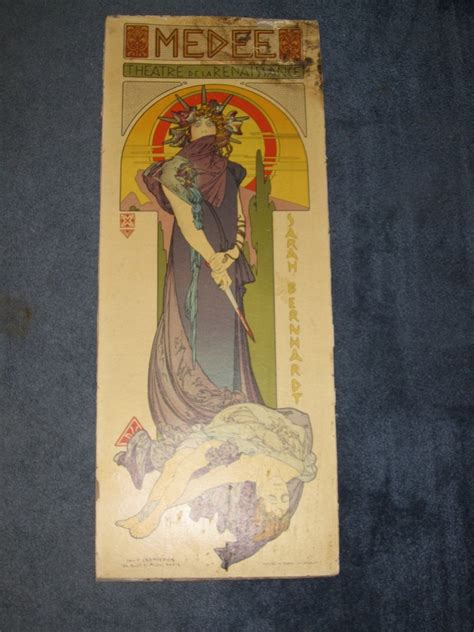 Alphonse Maria Mucha Medee Poster Art Nouveau Original Lithograph Collectors Weekly