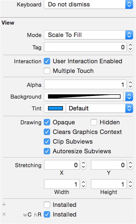 Xcode Alternative Ios Layouts For Portrait And Landscape Storyboard