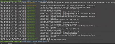 uaexpert error while connecting to simple server · issue 4021