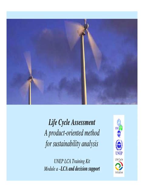 Module A Lca And Decision Support Pdf Life Cycle Assessment