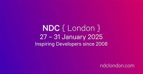 About Ndc Ndc London 2025 Conference For Software Developers