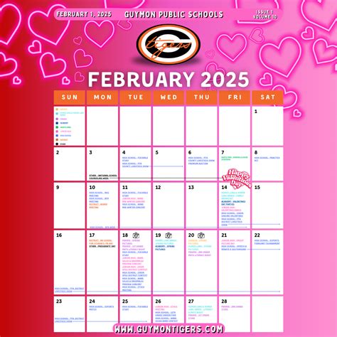 Calendars Guymon Public Schools