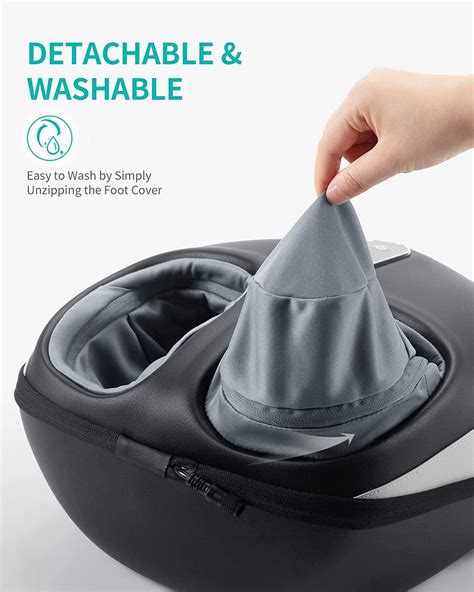 Nekteck Foot Massager With Heat Deep Kneading Shiatsu Technology Air
