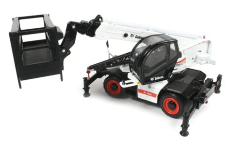 Miniature Construction World Bobcat Tr50210 Rotating Telescopic Handler
