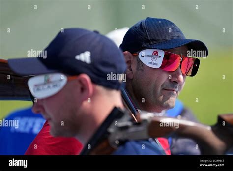 Turkeys Oguzhan Tuzun Leaves After Finishing Trap Men Qualification Round In Chateauroux