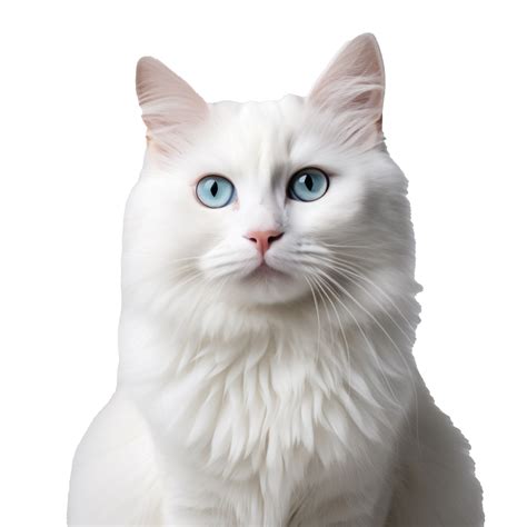 White Cat On A White Background 31212914 Png