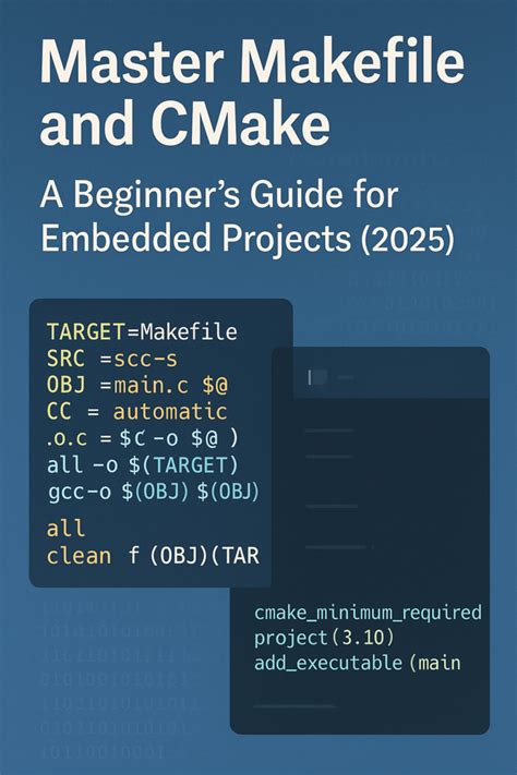 master makefile and cmake a beginner s guide for embedded projects 2025