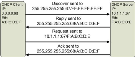 Dhcp Client Server Interaction Download Scientific Diagram