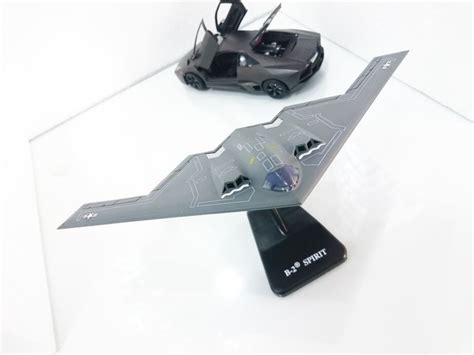 Northrop Grumman B 2 Spirit Model With Toy Cars