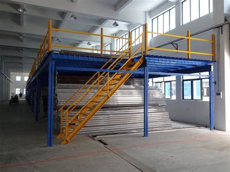 Multi Category Warehouse Mezzanine Storage Systems For Car Accessory