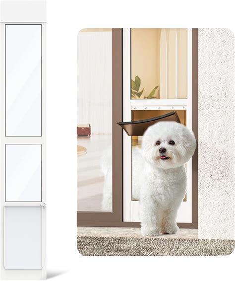 Ygnnjy Puerta Para Perro Para Puerta Corrediza De Cristal
