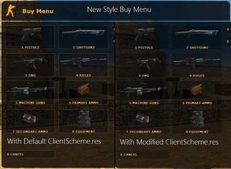 Фотографии Weapon Menu