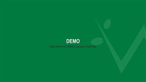 Navigation In React Native Pptx Computing Technology And Computing