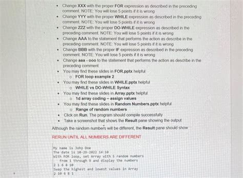 Solved In This Exercise You Will Declare An Array