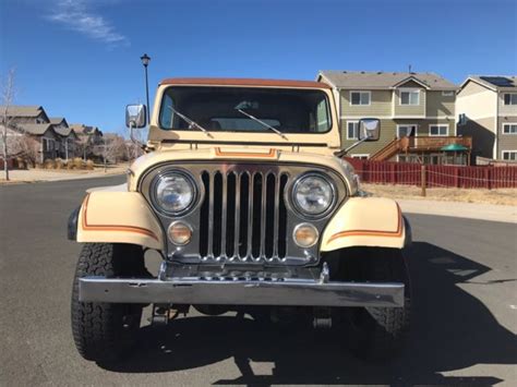 1982 Cj7 Laredo Jamaica Beige Very Low Miles For Sale