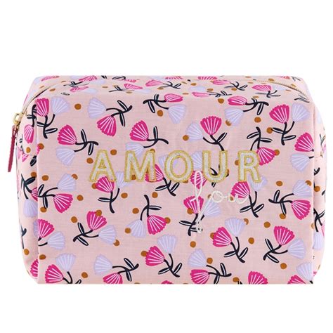 Derrière la Porte toilettaske Lyserød Amour Fou