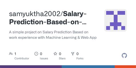 Github Samyuktha2002salary Prediction Based On Work Experience Ml Web App A Simple Project
