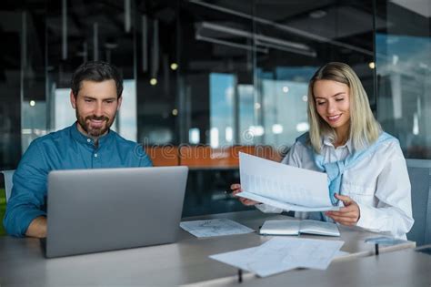 Project Team Working On Documentation And Looking Involved Stock Image