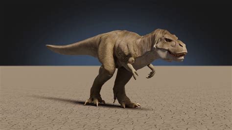 T Rex Walk Cycle Blender 28 Cycles Animation Youtube