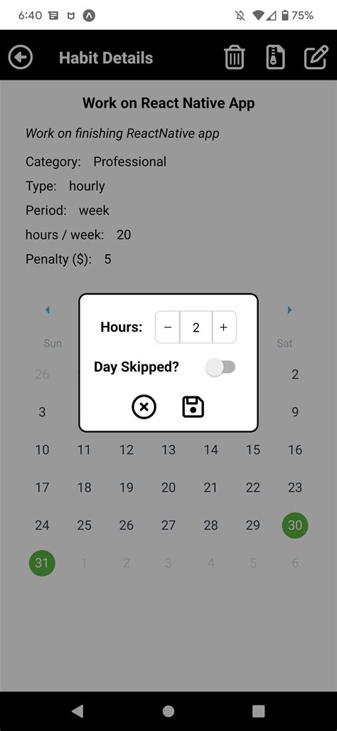 GitHub B Rivera Habit Bets React Native Habit Tracker App With Financial Accountability