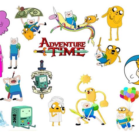 Adventure Time Vector Pack Svg Png Adventure Time Clip Etsy