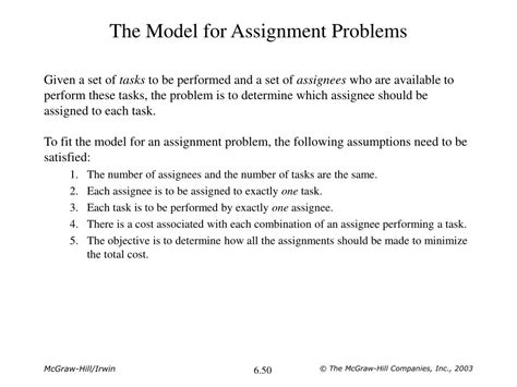 ppt table of contents chapter 6 transportation and assignment