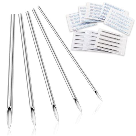 50pcs Mixed Body Piercing Needles Set
