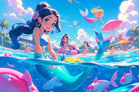 世界海洋日唯美女孩与鲸鱼治愈插画插画图片下载 正版图片 摄图网