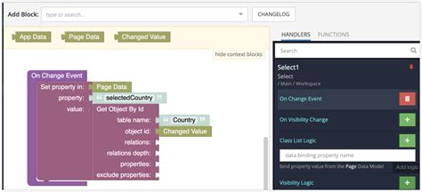 how to populate the select component with dynamic data in ui builder