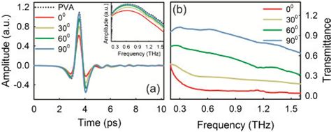 A Time Domain Thz Amplitudes Passing Through Bare Pva Film Download Scientific Diagram