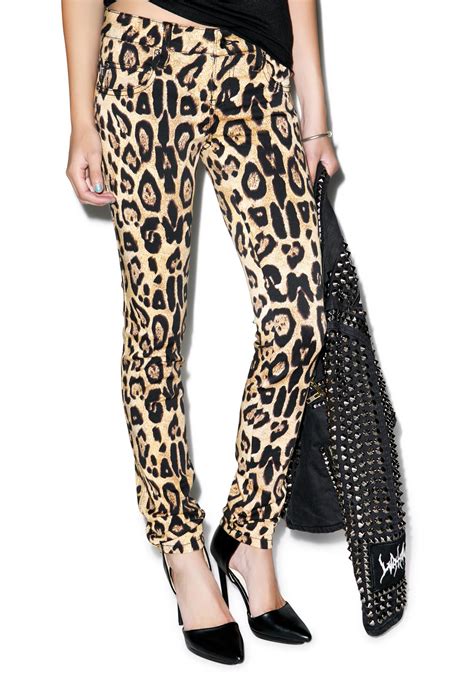 Tripp NYC Leopard Jeans | Dolls Kill