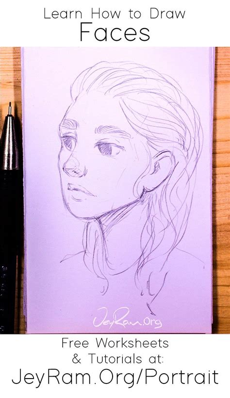 How To Draw Faces Tutorial Series Drawing Tutorial Drawings Face Drawing