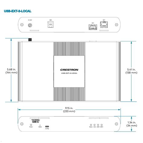 Usb Extender For Wlan Signal Crestron Usb Ext Kit