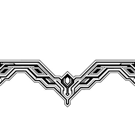 Abstract Tech Border In Black White 66952090 Vector Art At Vecteezy