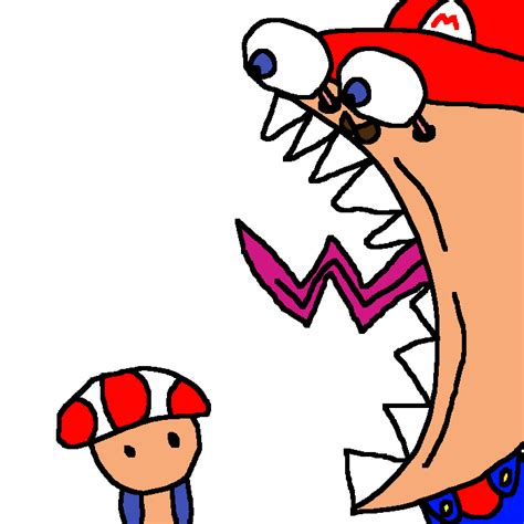 Pixilart Damnit Toad By Waluian101