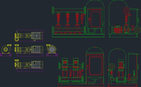 Plumbing Pump Dwg Cadblocks Hub For Industrial Design