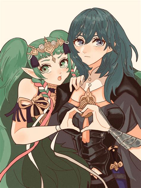 Byleth Sothis Heart Hands Art By Chimney0311 Rfireemblemthreehouses