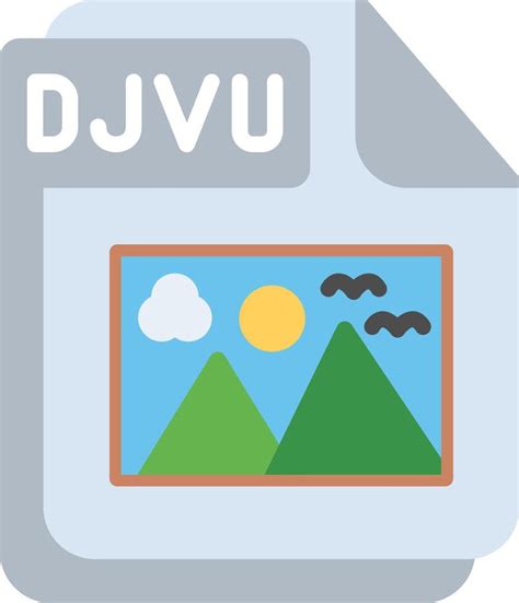 Djvu Flat Illustration Icon Design 54724791 Vector Art At Vecteezy