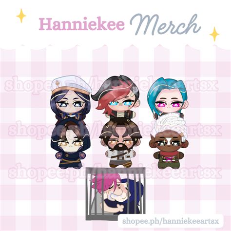 Arcane League Of Legends Chibi Vinyl Stickers Shopee Philippines