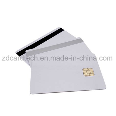 J3h081 Java Card Smart Card With 2 Track Magnetic Strip Java Card And