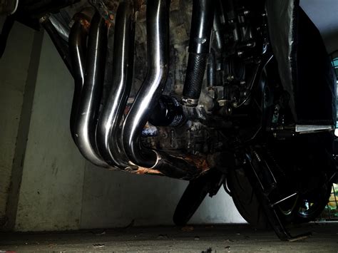 Diy Cleaning The Headers And Exhaust Pipes Of A Motorcycle Team Bhp